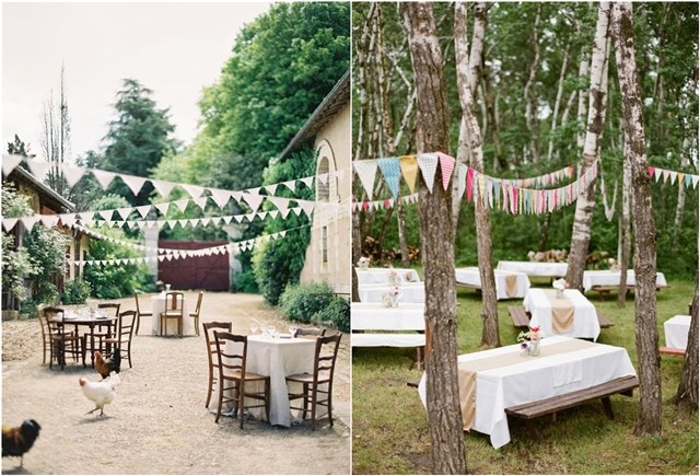 30 Unique Wedding Ideas With Bunting Details Deer Pearl Flowers